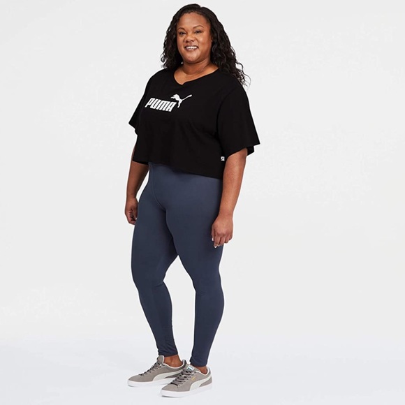 Puma | Tops | Puma Plus Size Essential Cropped Logo Tee | Poshmark